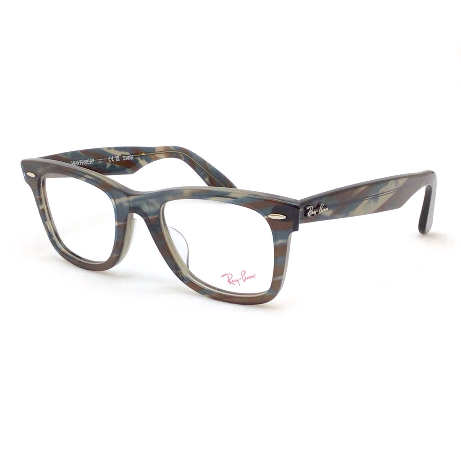 RX5121F 8381 WAYFARER/PHOTO STRIPED GREY＜Ray-Ban＞ | 大平眼鏡店｜福島県いわき市の眼鏡専門店 ...